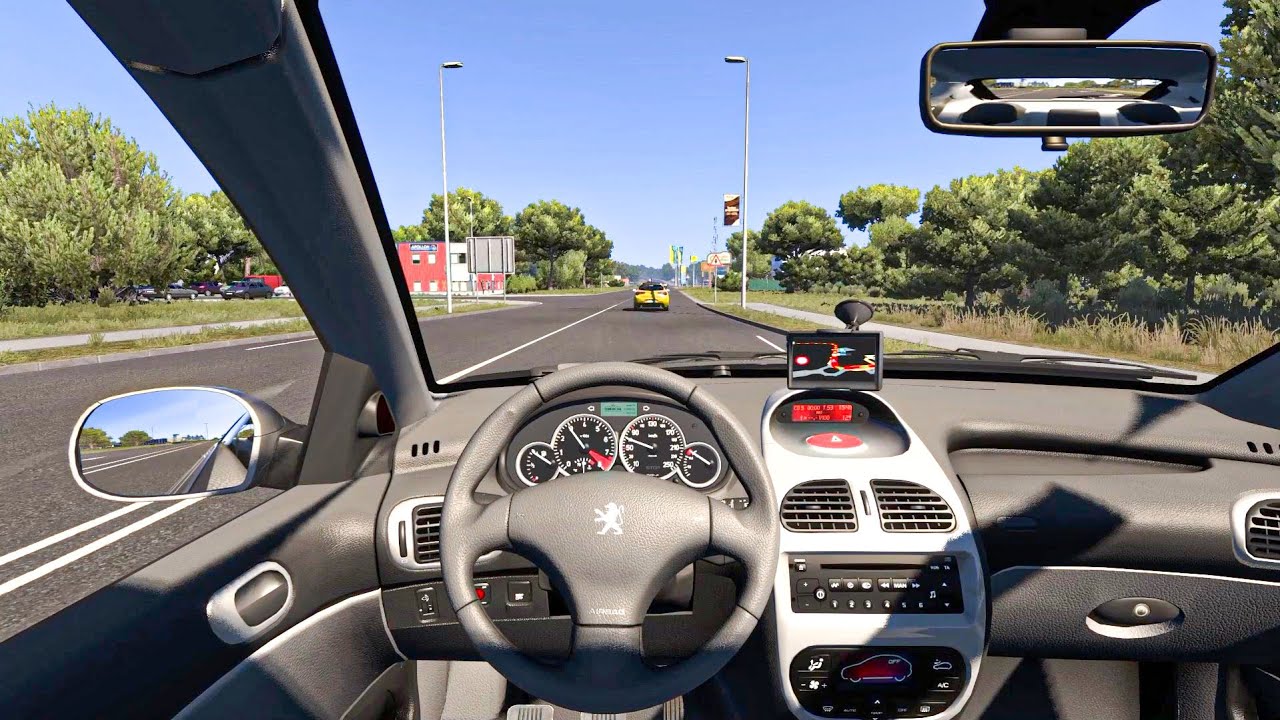 Peugeot 206 | Euro Truck Simulator 2 | Logitech G29 - YouTube
