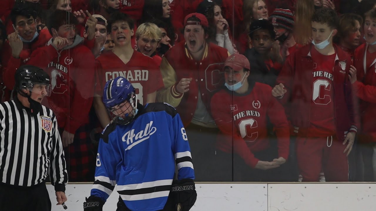 Conard vs. Hall Hockey | 5-0 - YouTube