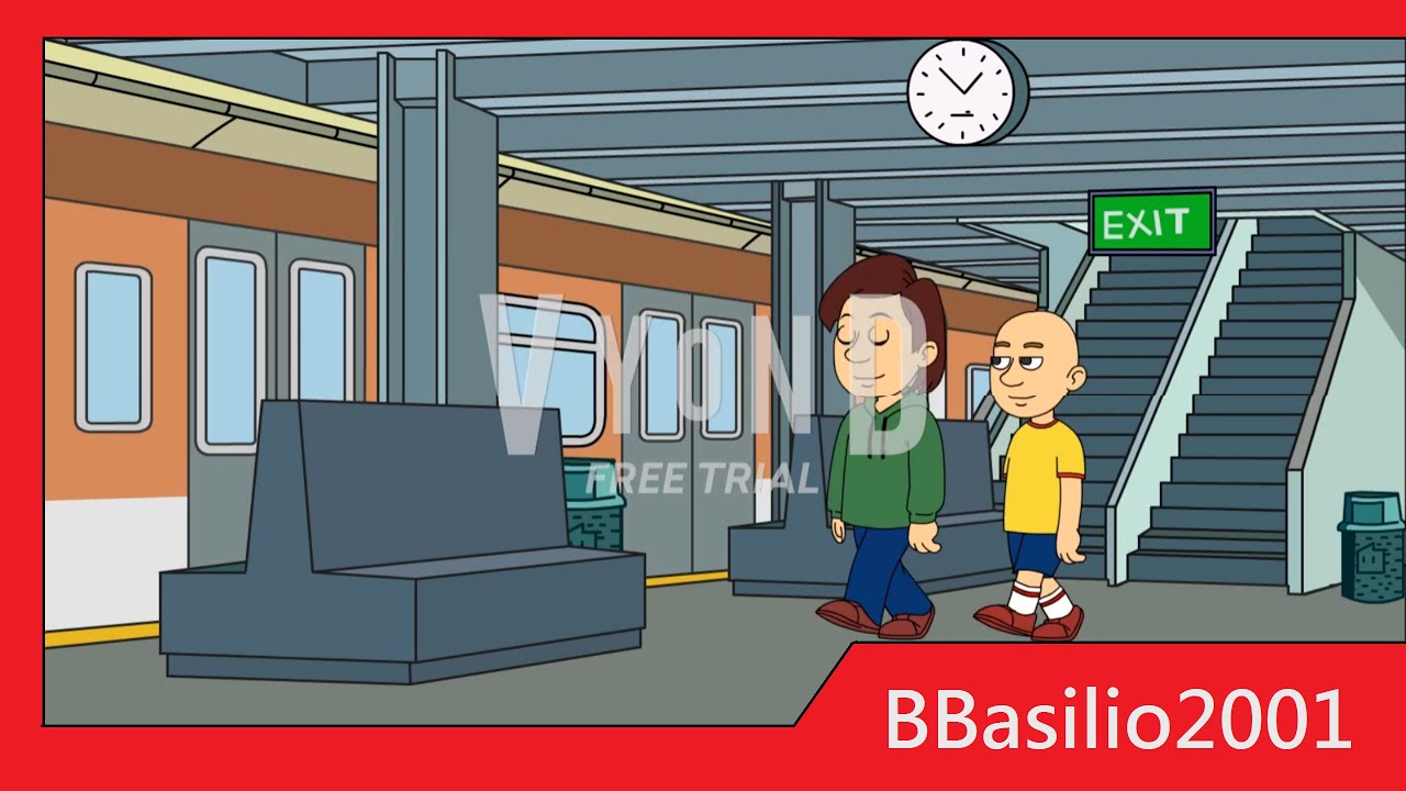 Caillou's Train Trip - YouTube