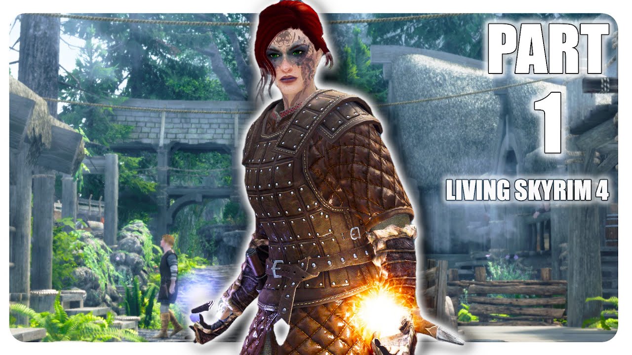 Living Skyrim 4 Modpack || Walkthrough & Gameplay || Riverwood Shack ...