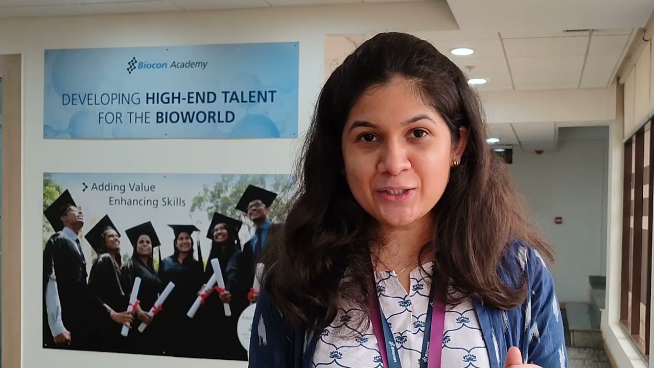 Biocon Academy Alumni Siddhita Speaking About Biosciences Program - YouTube