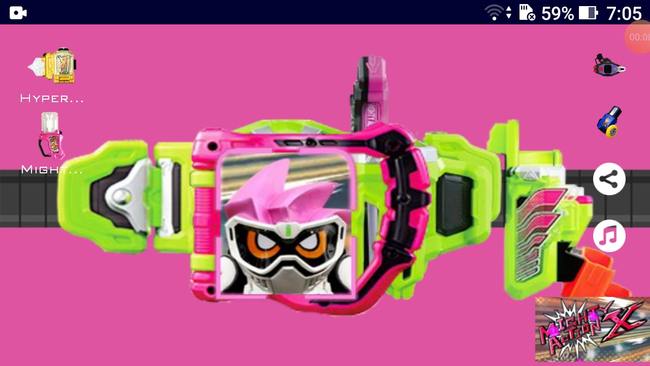 Kamen rider ex aid henshin games driver - YouTube