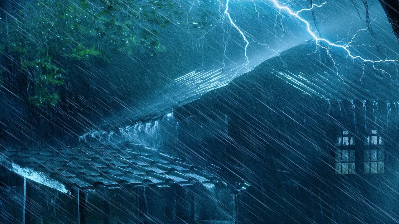 Heavy Rain and Thunderstorm Accompanied by Strong Winds | Thunderstorm ...