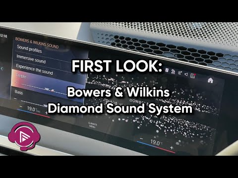 BMW plus B&W Diamond Sound System first look - The best EV SUV meets ...
