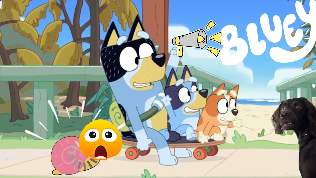 TRY NOT TO LAUGH TROLL BLUEY FACE #blueyandbingo #bluey #funny - YouTube