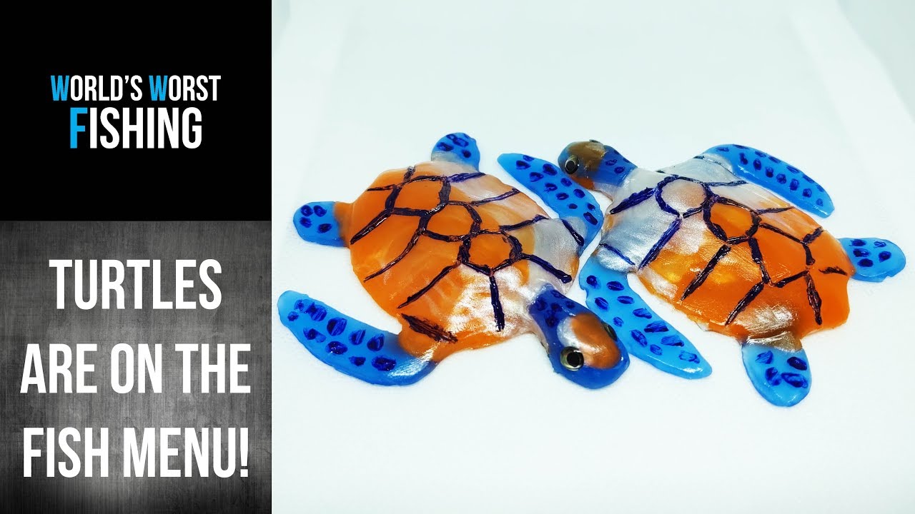 Making A SEA TURTLE Fishing Lure; Casting A Lure Mold Of A Turtle Bait ...