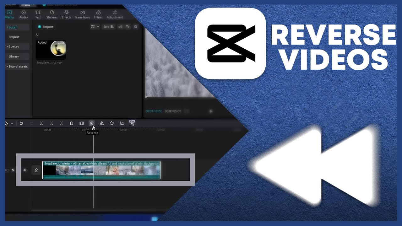 Reverse Videos On CapCut PC || How To Reverse Videos On CapCut On ...