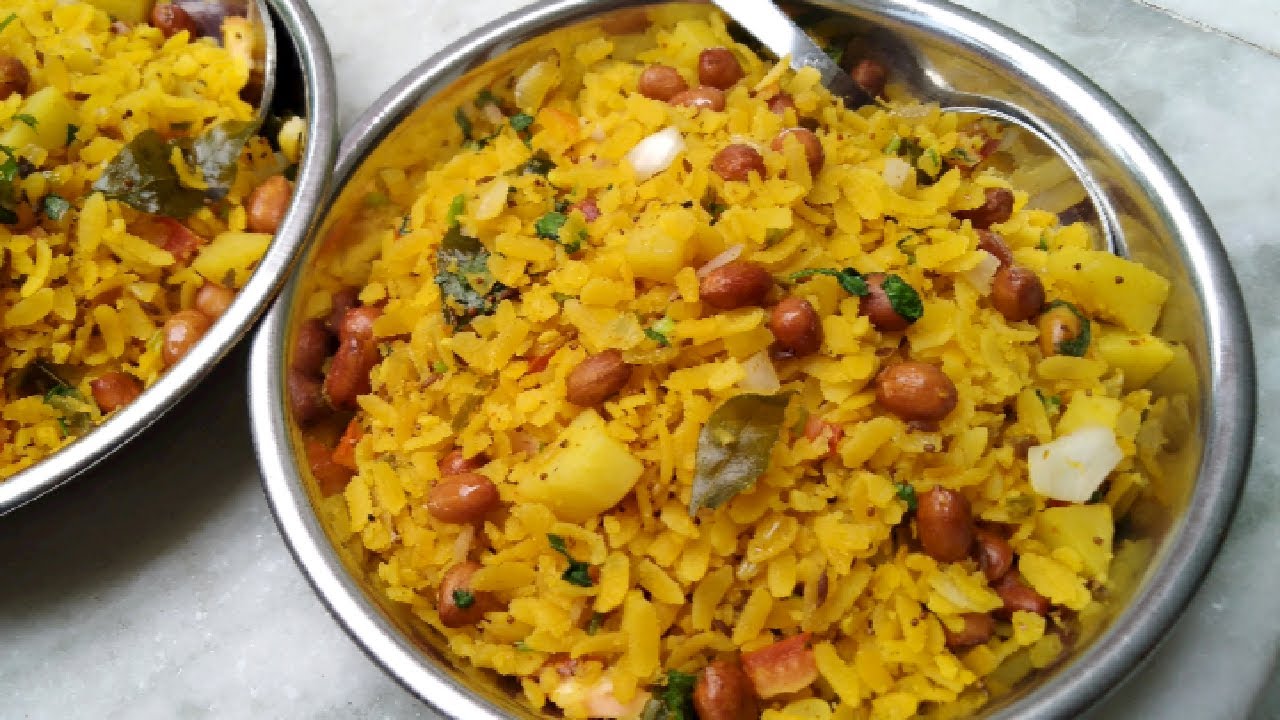 Poha Recipe l Easy Breakfast / Lunch Box Recipe l Quick Poha Recipe l ...
