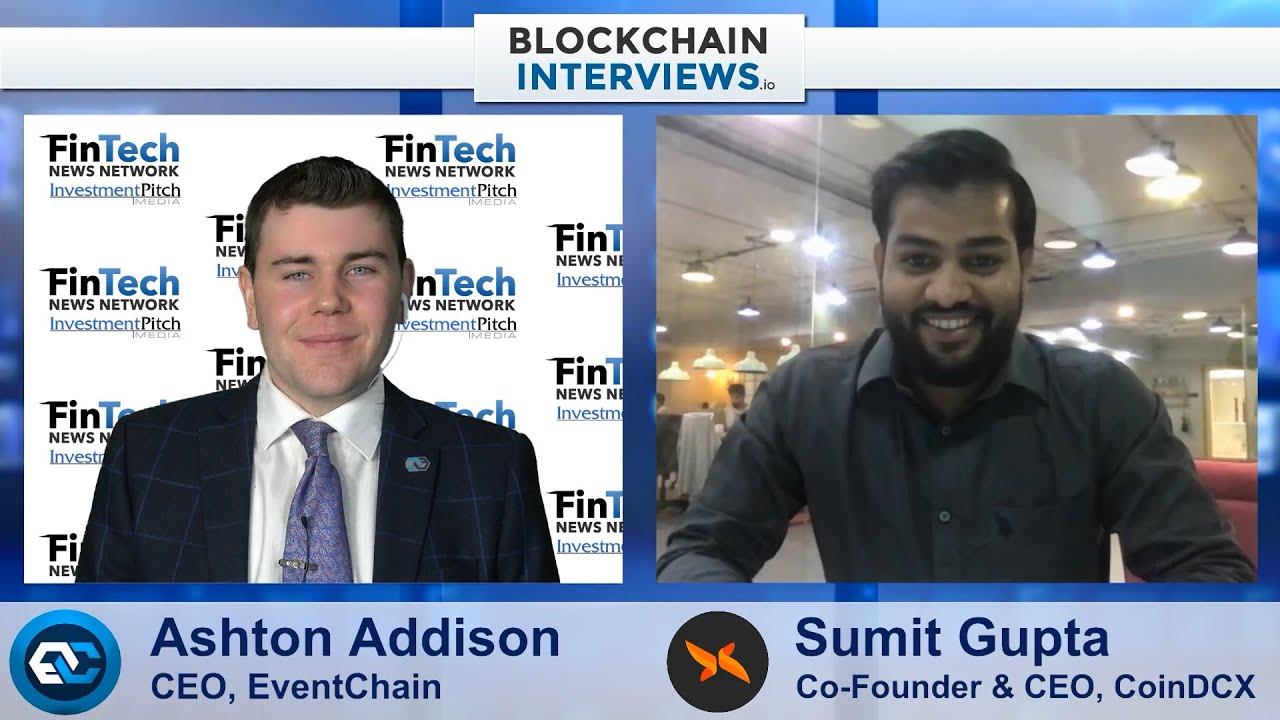 Blockchain Interviews with Sumit Gupta CoFounder & CEO of CoinDCX - YouTube
