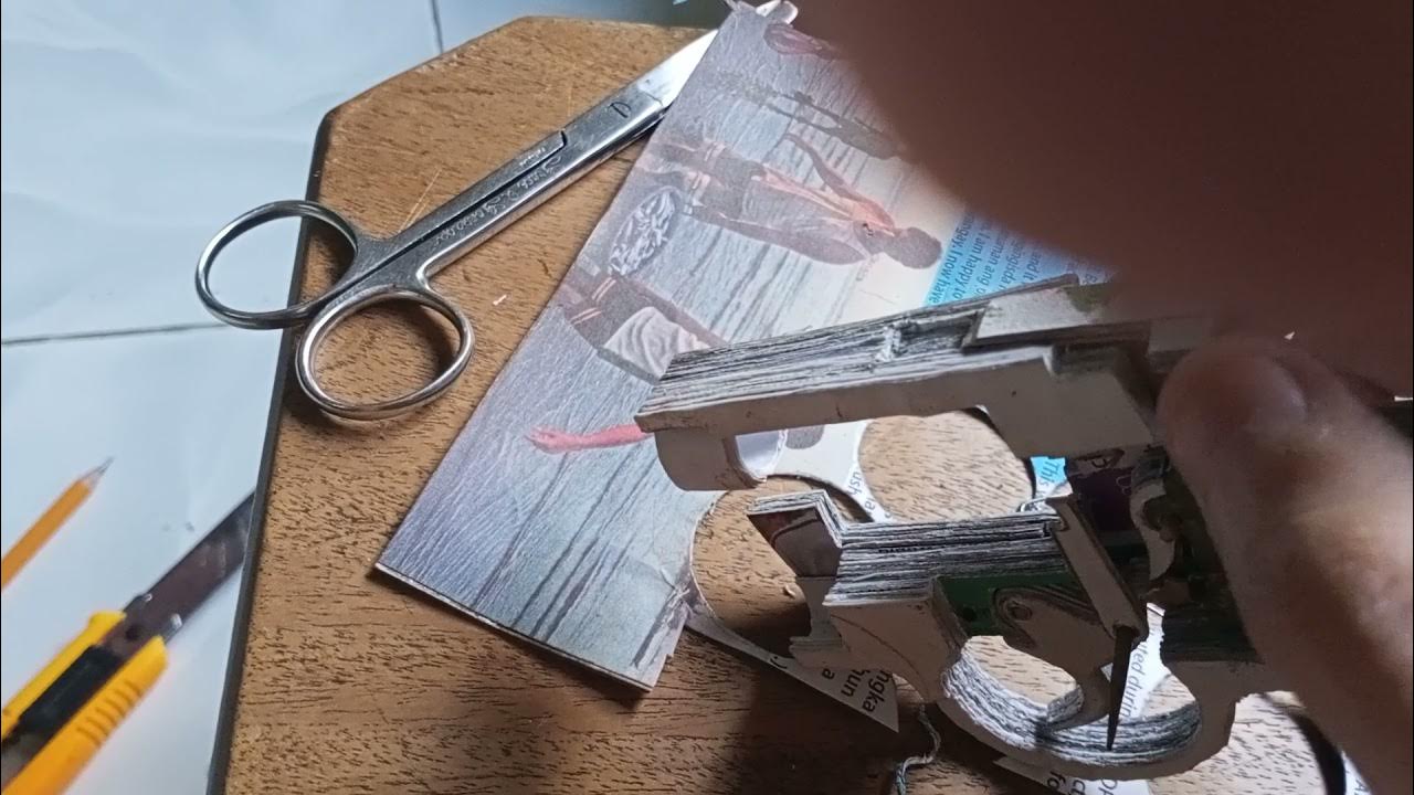 how to make a paper colt python part 3 - YouTube