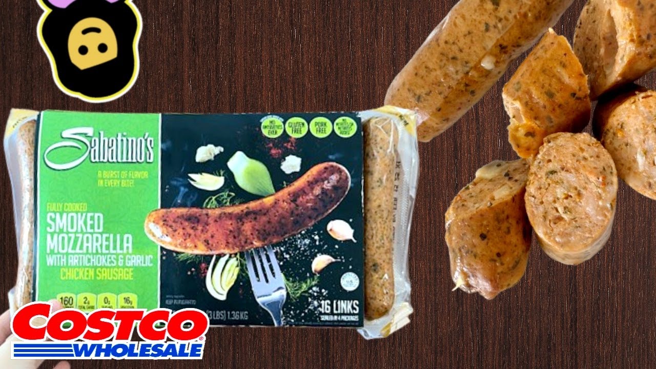 Sabatino’s Smoked Mozzarella Chicken Sausage with Artichokes & Garlic ...