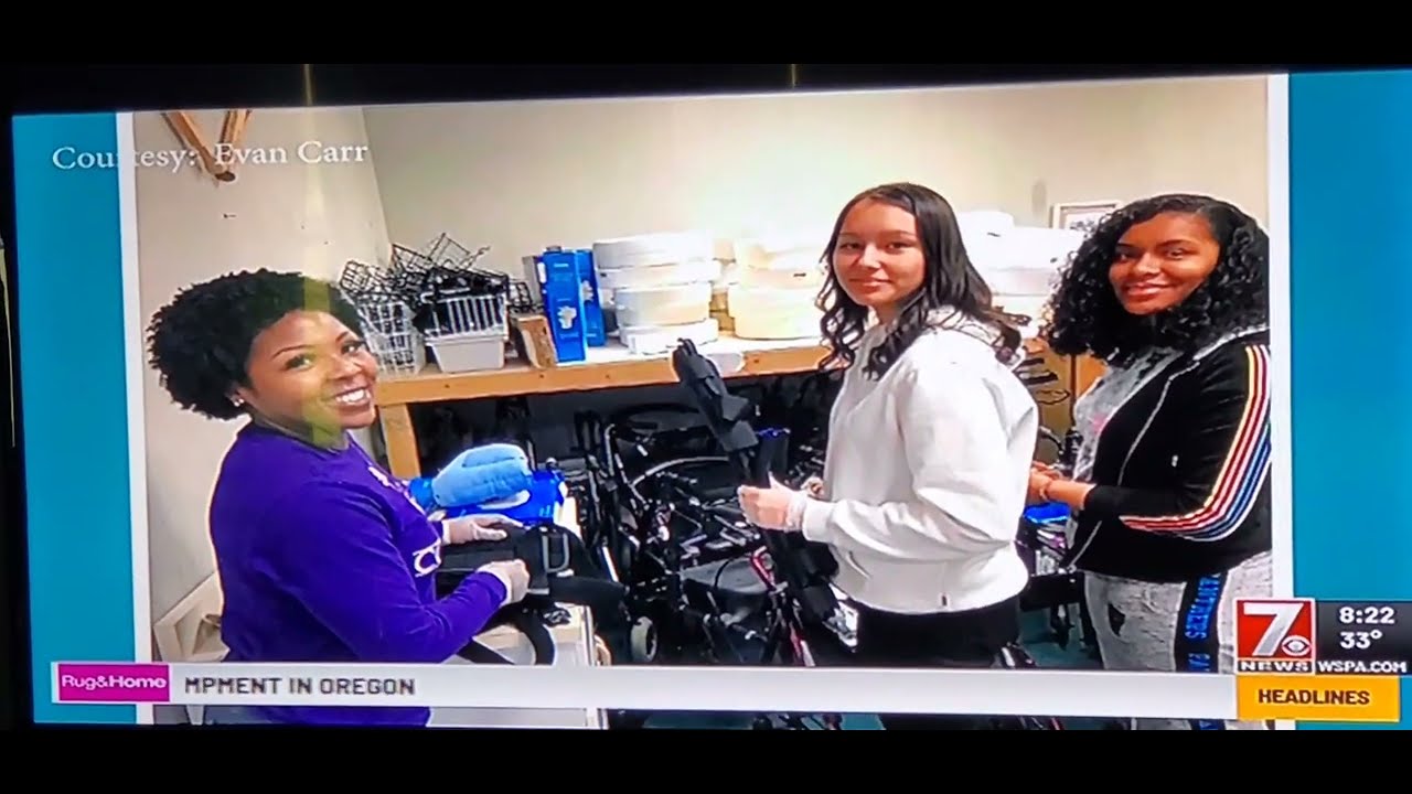 EC Media's Evan Carr talks about Spartanburg Shares' needs with WSPA 7News' Christine Scarpelli ...