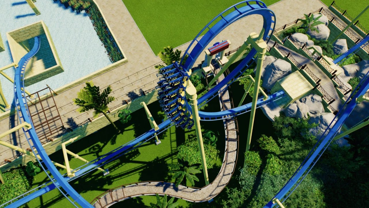 Oziris Parc Asterix Offride | Planet Coaster 2 (made by Manni85) - YouTube