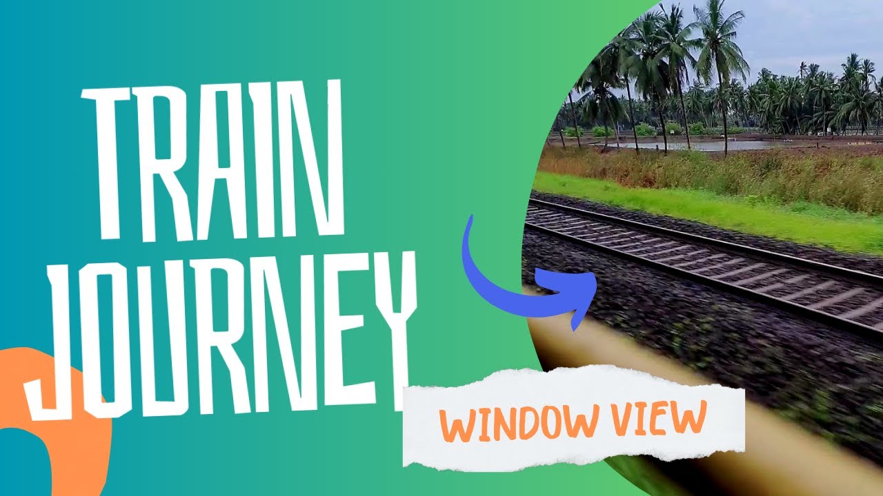 Train journey | window view - YouTube