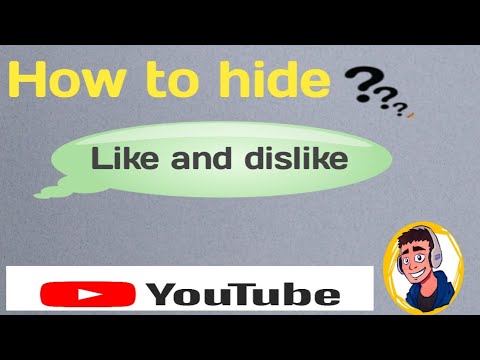 How to Hide like and Dislike on YouTube video |Disable likes - YouTube