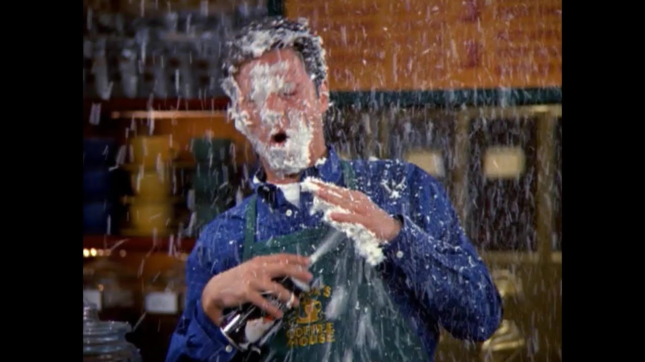 David Lascher covered in cream - YouTube