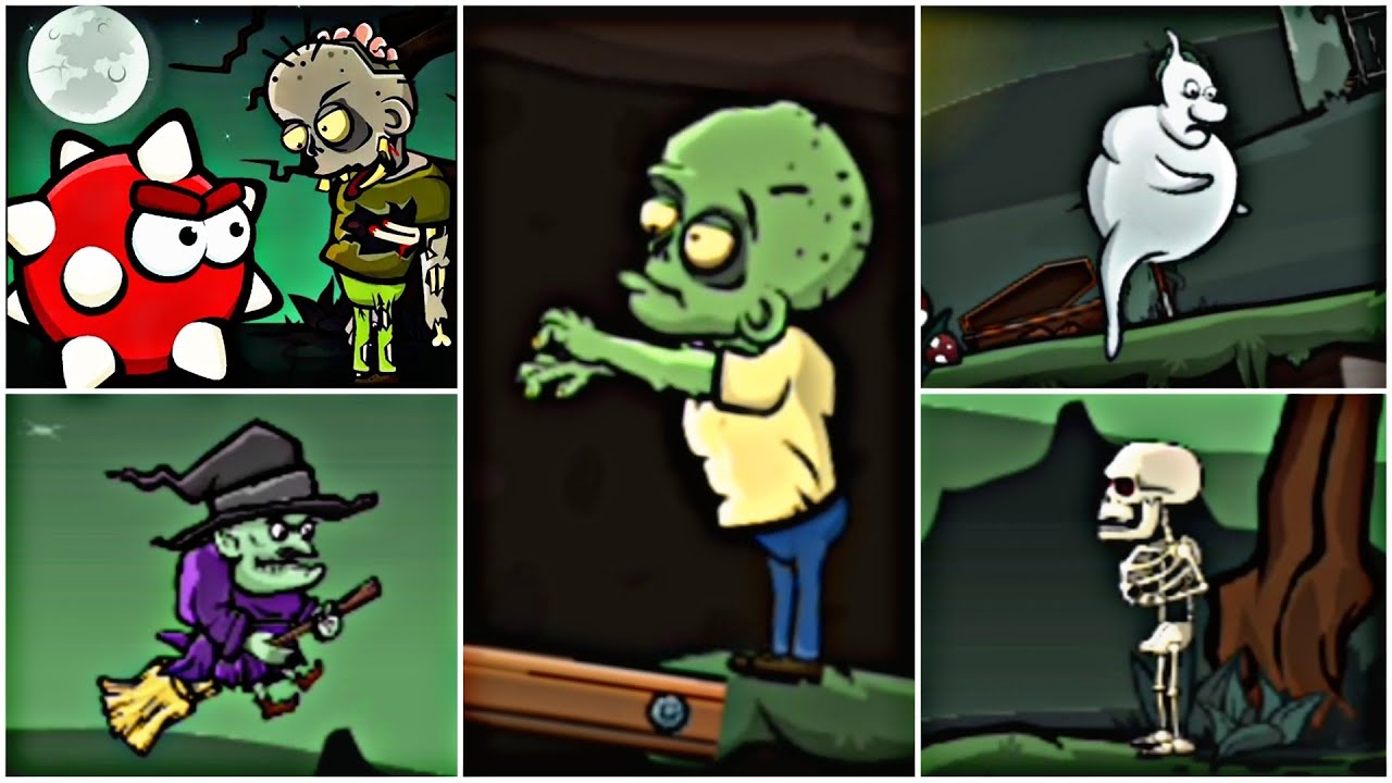 Spike Bounce Ball : Helloween - Red ball Games - All levels - All ...