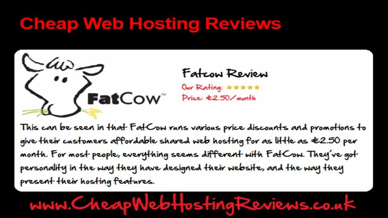 FatCow Review - Cheap Web Hosting Reviews - YouTube