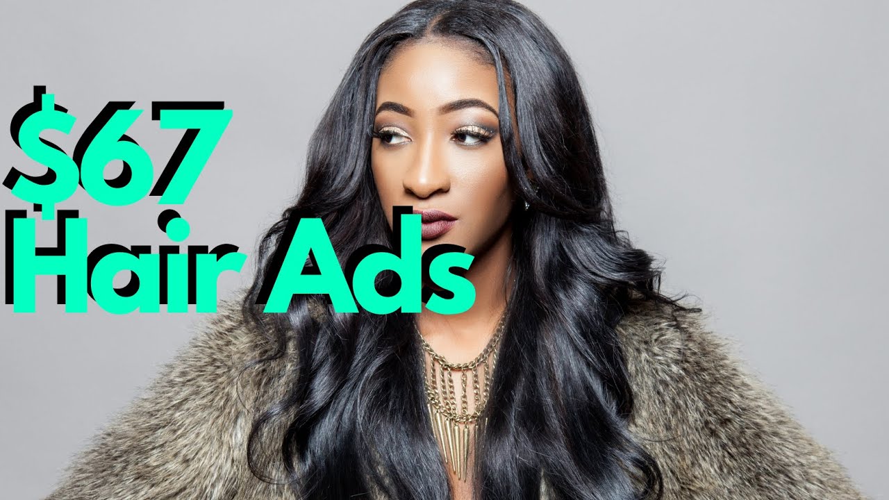 Ads done for your hair/wig brand $67 - YouTube