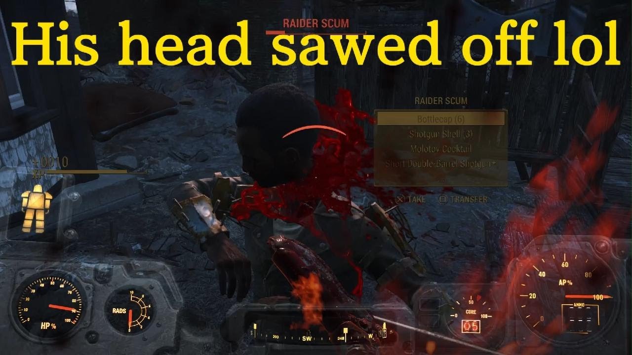 Fallout 4 First time using the Ripper!! - YouTube