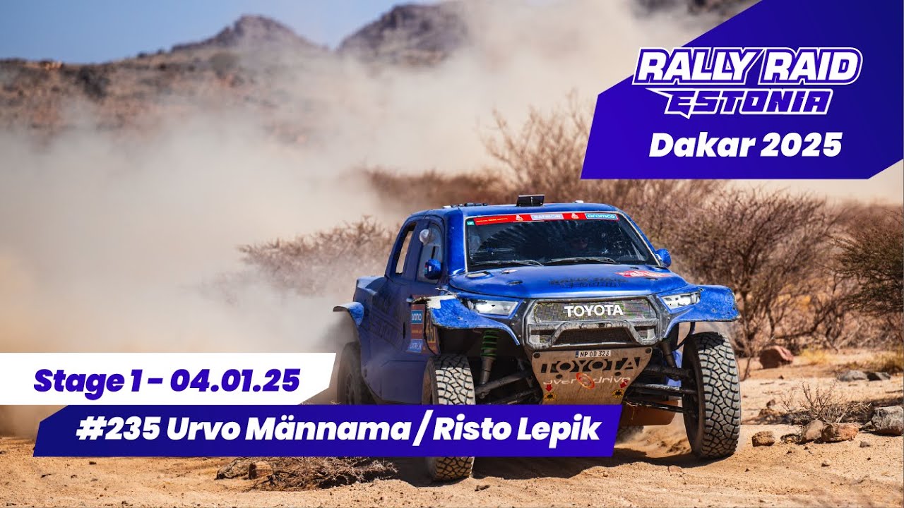 Stage 1 kokkuvõte Urvo Männama @Dakar 2025 - YouTube