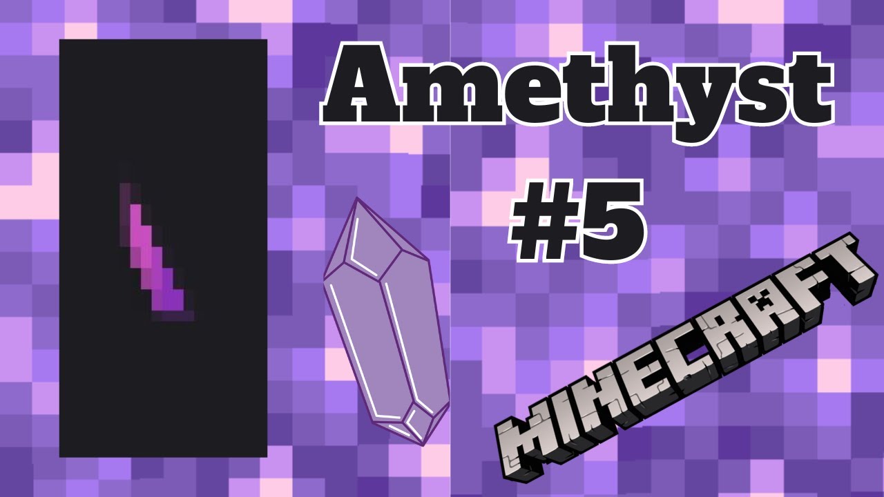 Minecraft Amethyst #5 Banner Design - It's Banner Time! - YouTube
