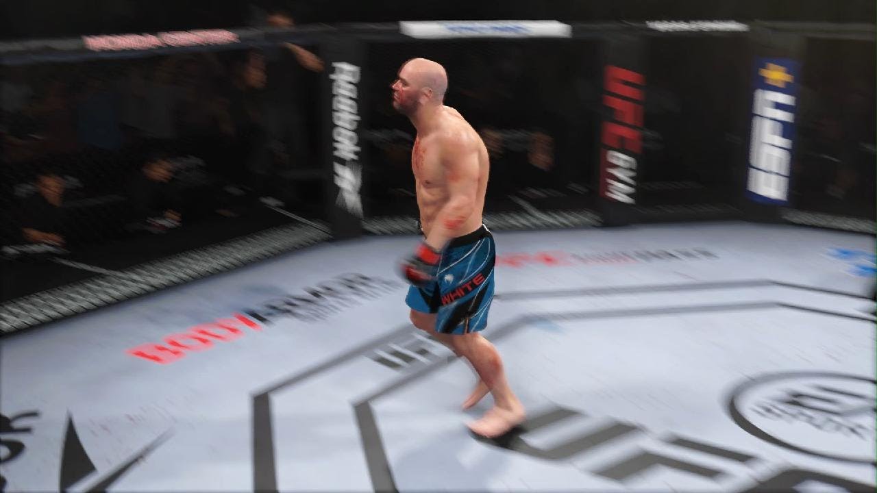 EA SPORTS UFC 4 Awesome elbow knockout - YouTube