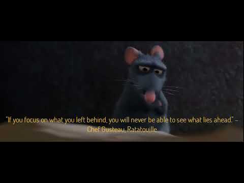 If you focus on what you left behind, you will never be able to see ...
