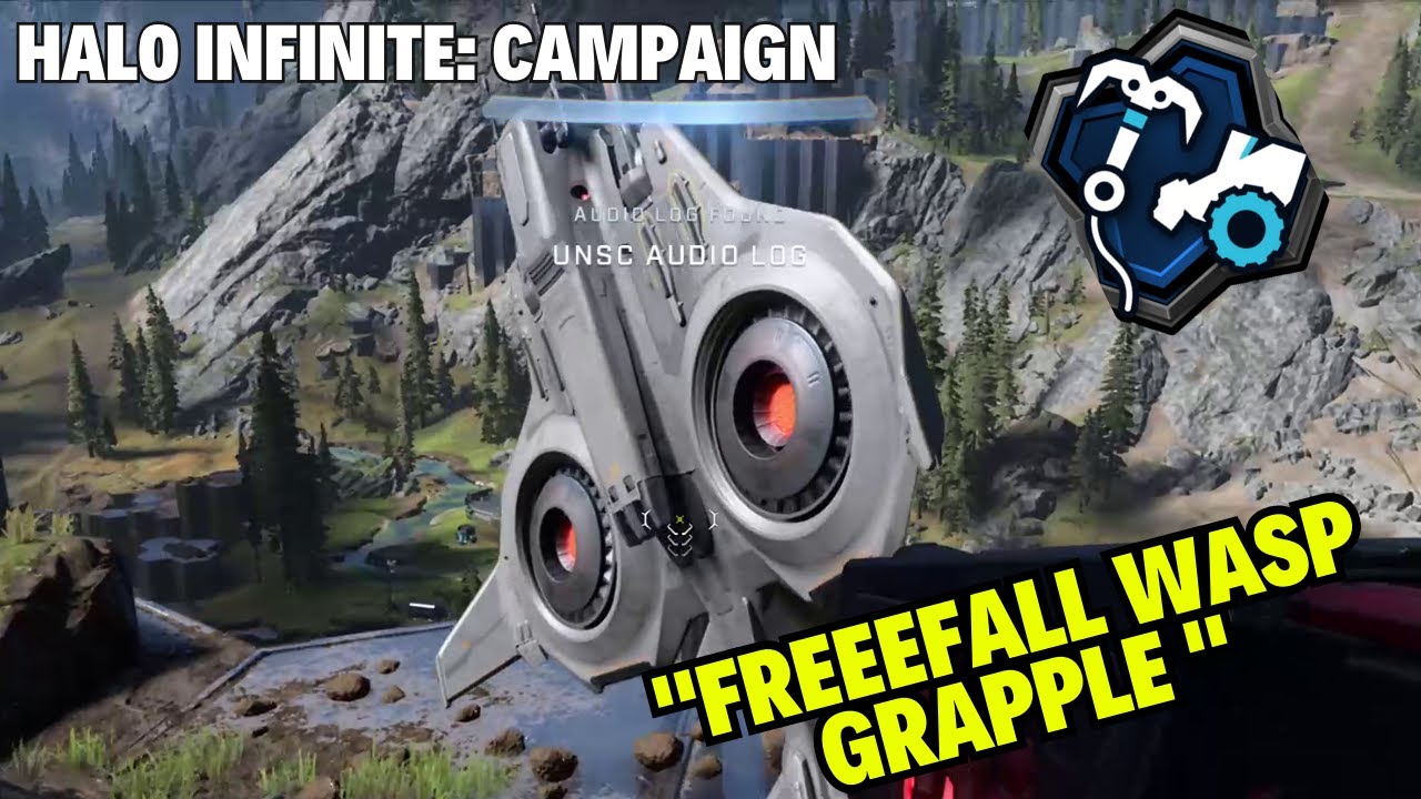 Freefall Wasp Grapple | Halo Infinite; Campaign - YouTube
