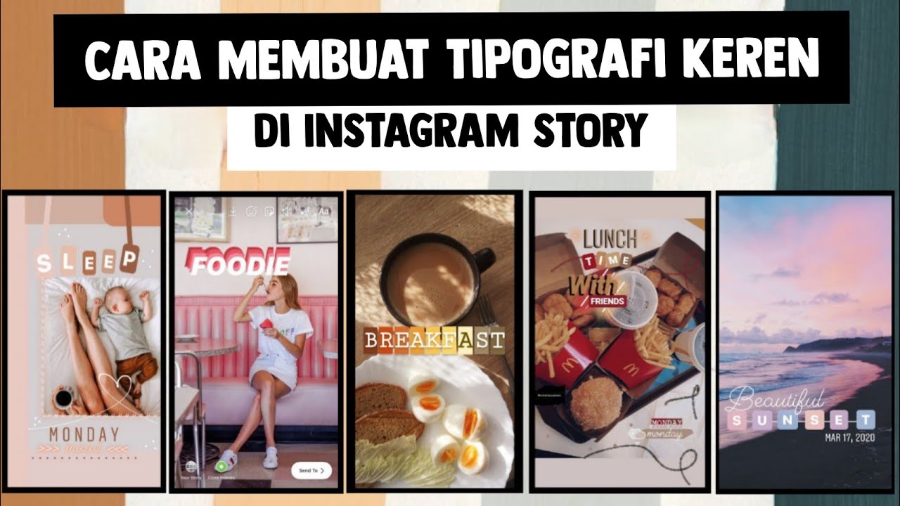 15 Cara kreatif membuat teks di Instagram Stories menarik dan Kekinian ...