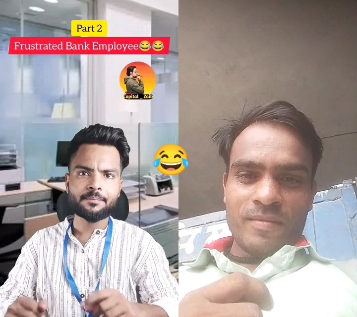 बैंक एम्पलाई की हालात खराब हो गई 🏦🤣🤣#Bank#capital job#funny comedy# ...