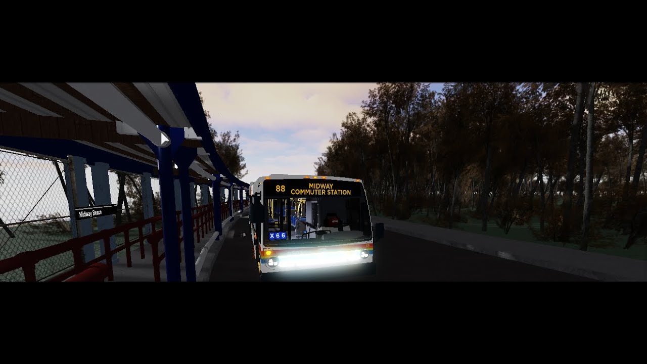 EPTA ROBLOX Novabus LFS Route 88 To Midway Commuter Bus Terminal - YouTube