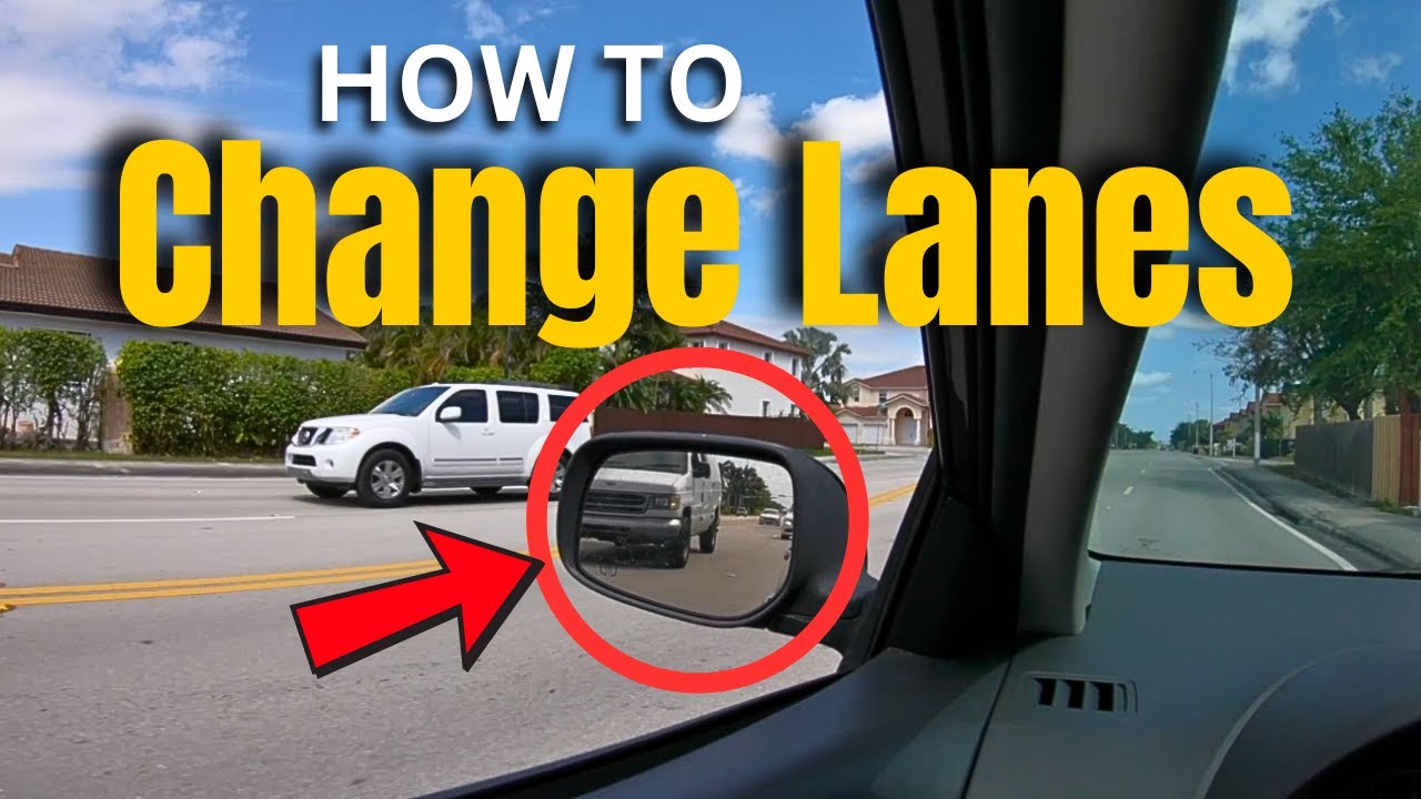How to Change Lanes (Beginner Driving Tips) - YouTube