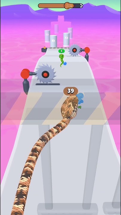 EAT SNAKES! Snake Run Race 3D - All Levels - 46 Gameplay Walkthrough ...