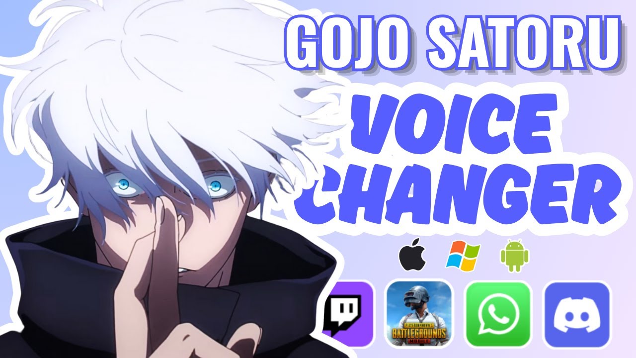 Gojo Voice Changer！Keren! Ubah Suara Real-Time dengan AI Vocie Changer ...