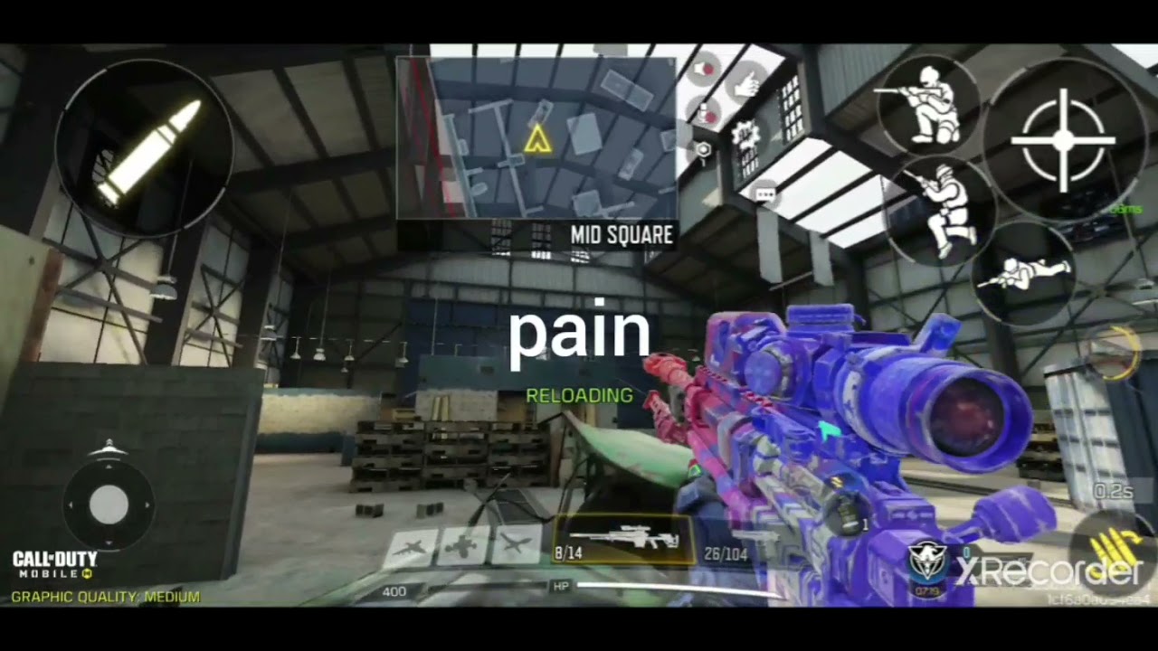 two painful trickshot fails in codm - YouTube