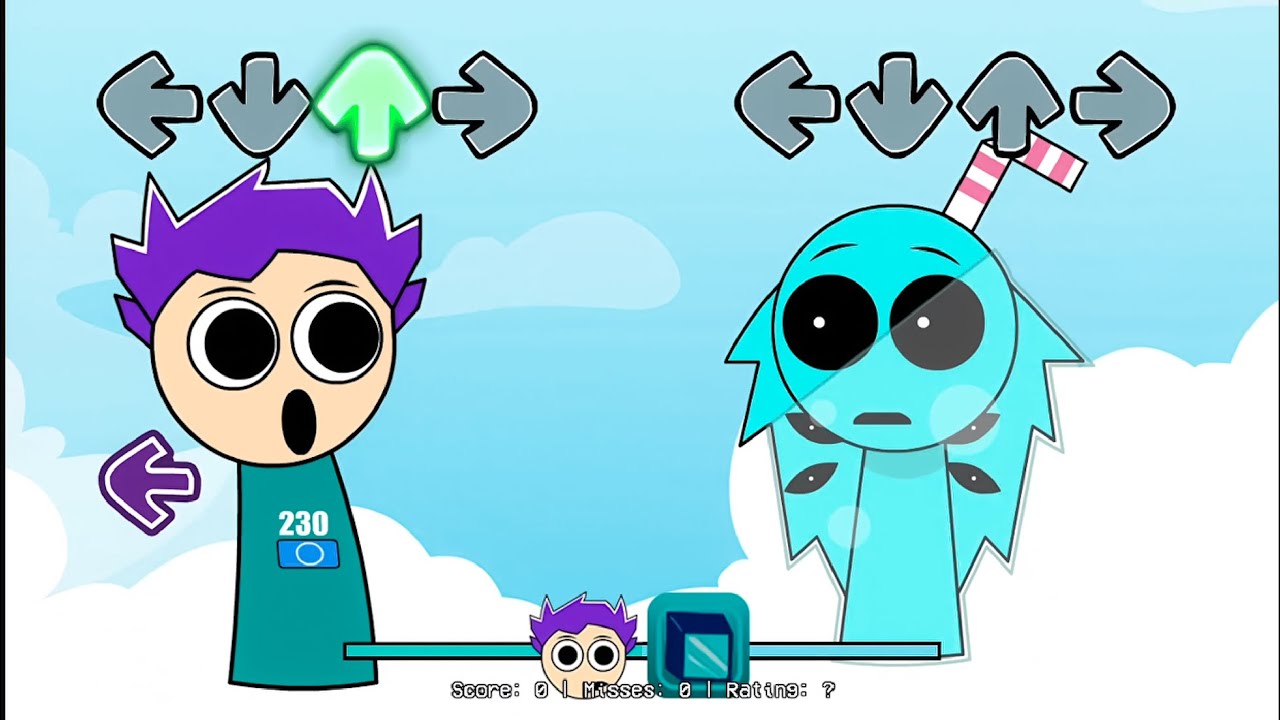 FNF Sprunki Horror Vs Sprunki SQUIDKI All Phases Sings pony gril ...