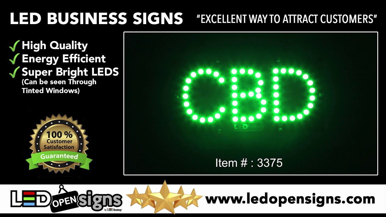 Led Open Signs #3375 - YouTube