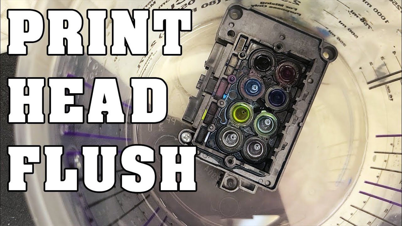 PRINT HEAD FLUSH - WATERFALL - REVERSE FLUSH - DTG / EPSON PRINTERS ...