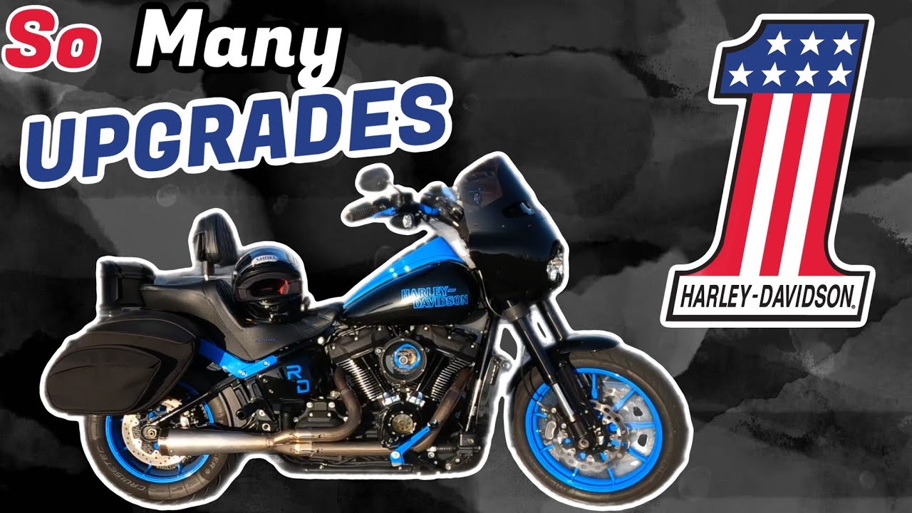 All the Modifications & Upgrades I've done to my Harley Davidson Low ...