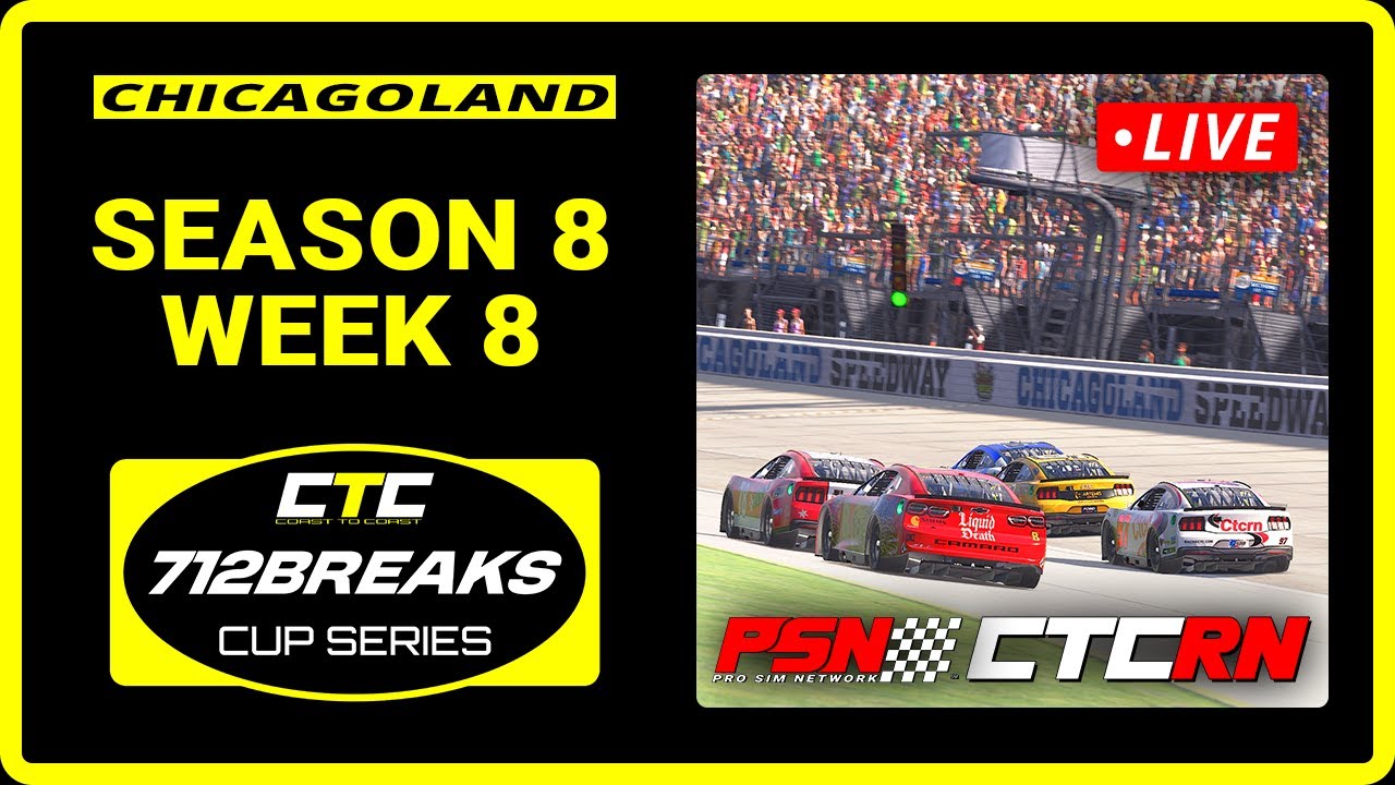 iRacing - CTC 712Breaks Cup Series | Chicagoland 180 Sponsored by Daddy ...