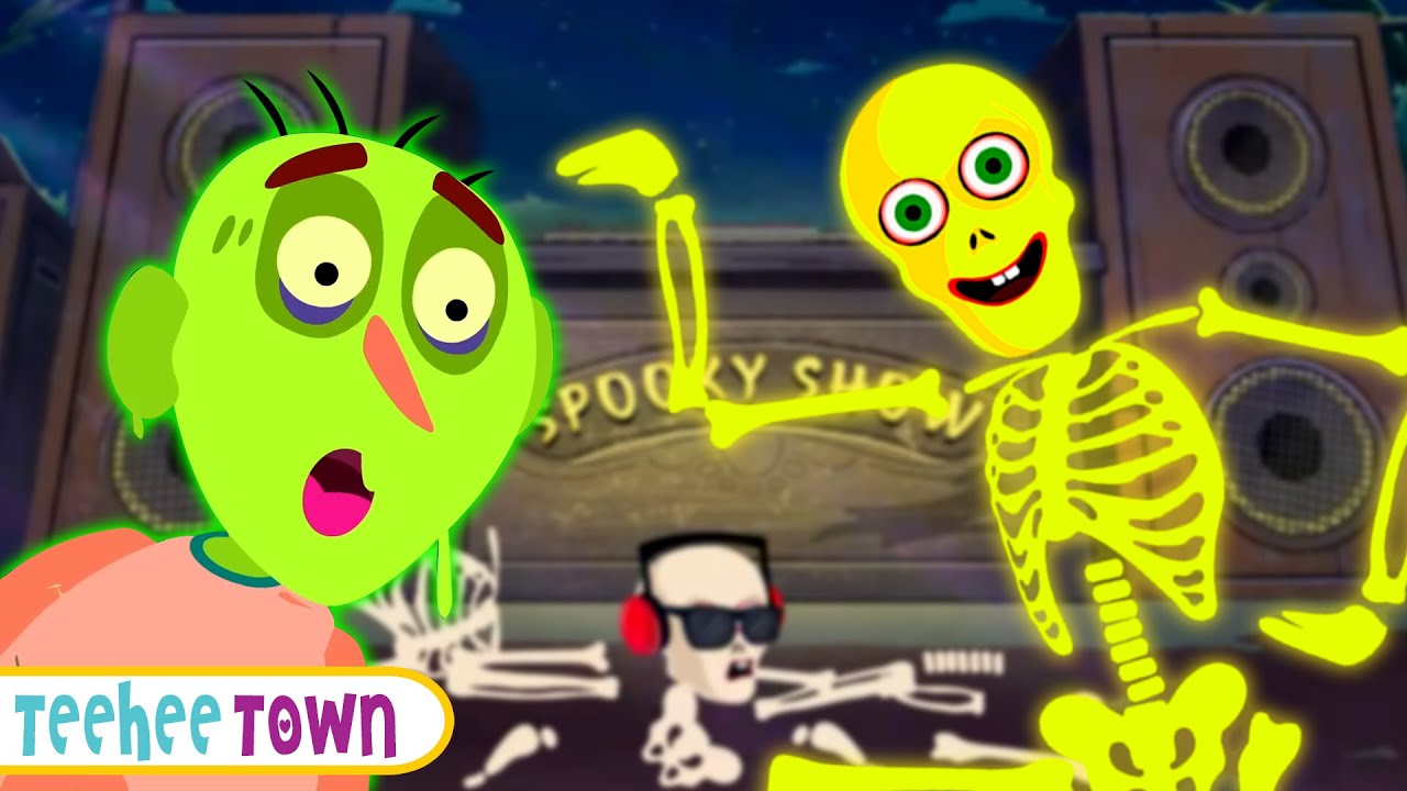 Sing And Dance With Skeletons | Spooky Skeletons Song By Teehee Town ...