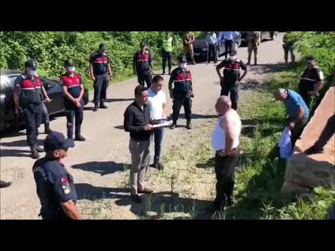 Sefaköy'de su kaynağını kaybetmek istemeyen köylülerle jandarma karşı karşıya geldi - Ordu/Fatsa