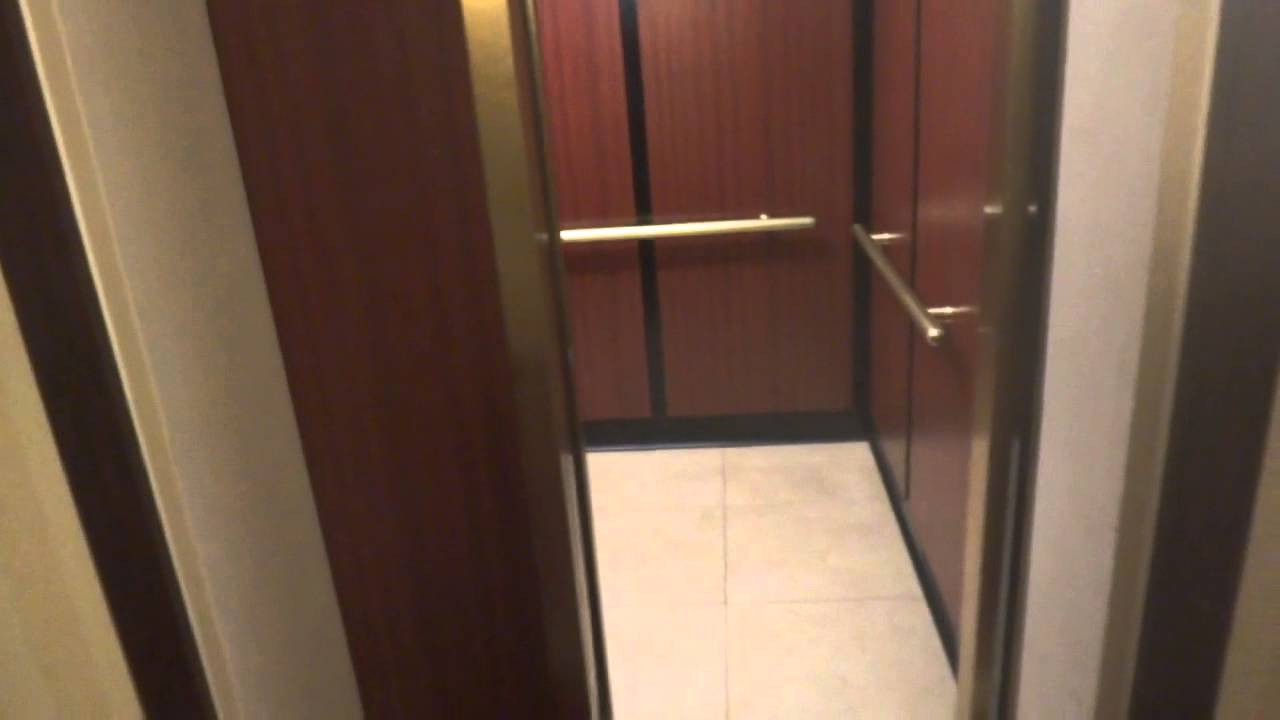 Older Dover Impulse Hydraulic Elevator @ Hampton Inn Manassas, VA - YouTube