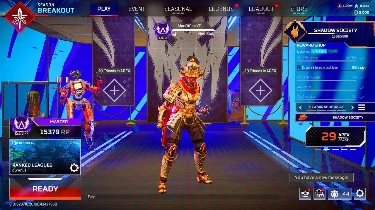 I reached Masters in Apex Legends S20 HIGHLIGHTS 2 - YouTube