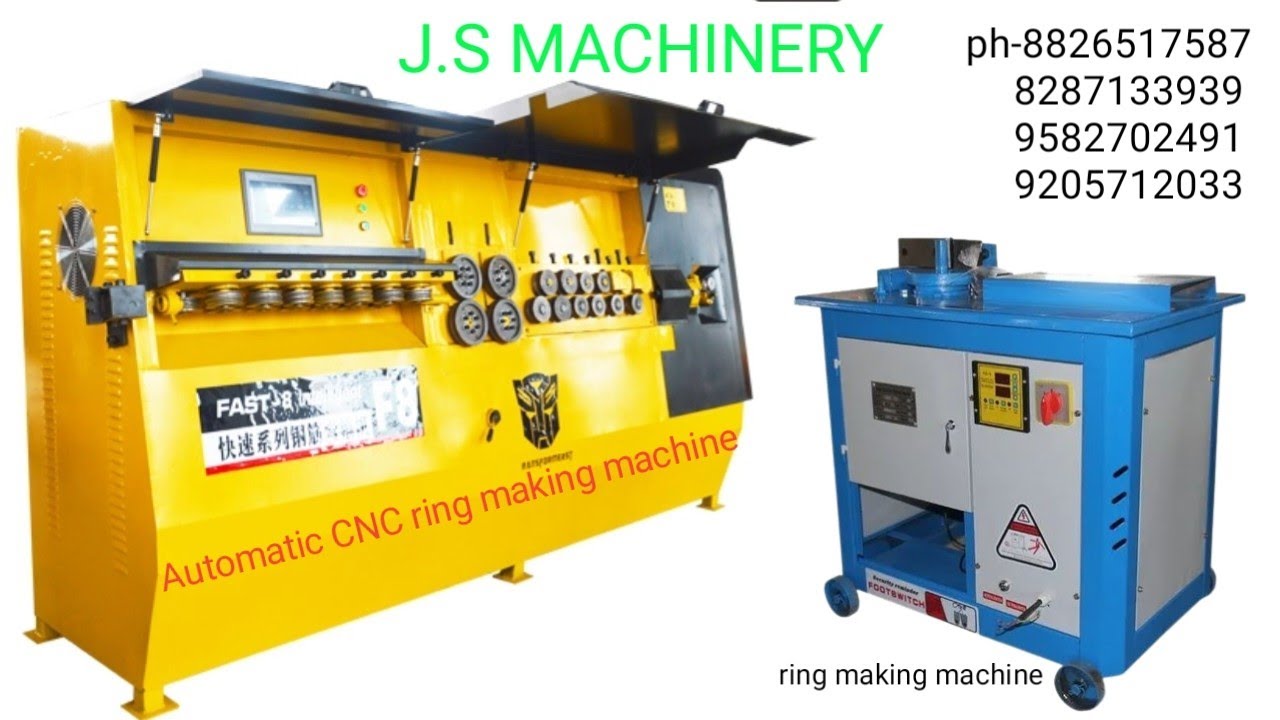 CNC ring making| CNC automatic ring making machine| automatic ring ...