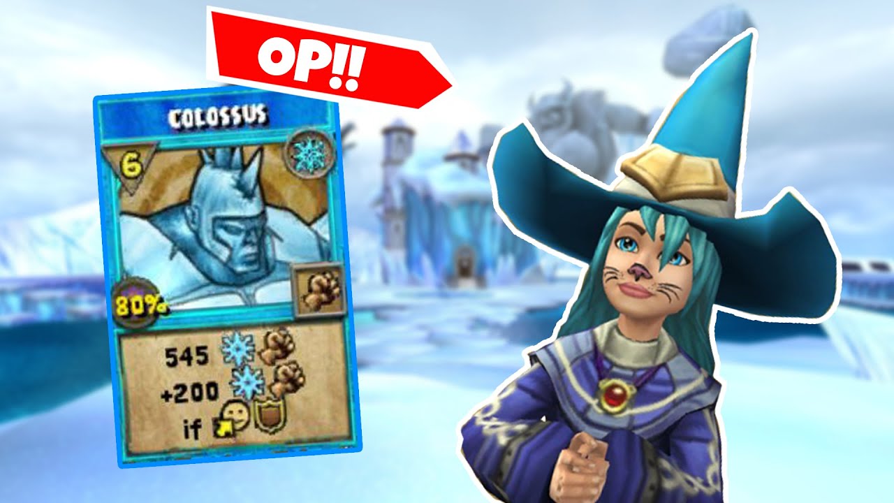 LEGENDARY ICE COLOSSUS ABUSE!! Wizard101 PvP - YouTube