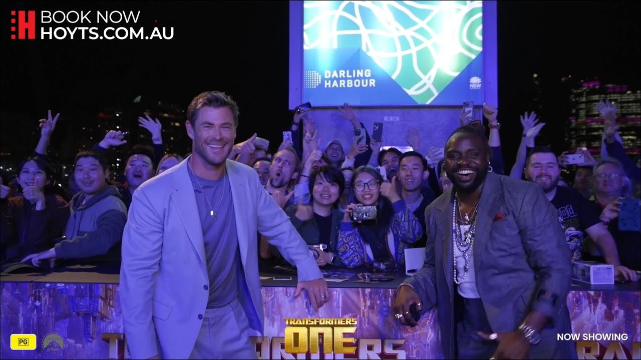 Transformers One - HOYTS Red Carpet Interview - YouTube
