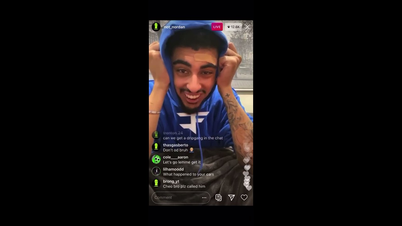 Faze Rain does drugs on Instagram Live ( OD ) - YouTube