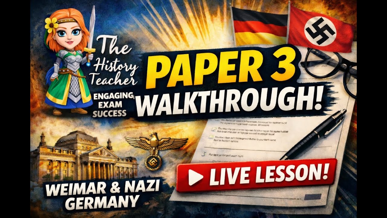 GCSE History LIVE: Weimar & Nazi Germany – Paper Walkthrough (Part 2 ...